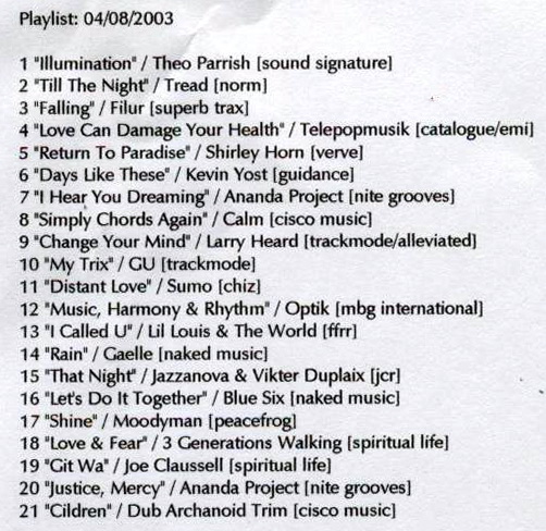 2003-04-08 - Larry Heard - A Mr. Fingers Music Mix (DHP 956) | DJ sets ...